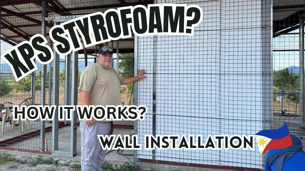 Farm House Building in the Philippines using XPS Styrofoam for wall ...