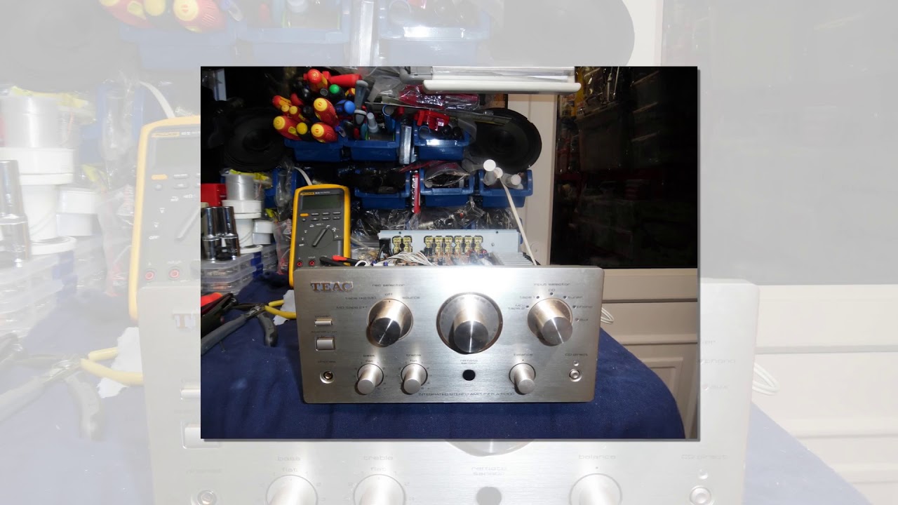 Teac A-H300 Amplifier Repair - YouTube