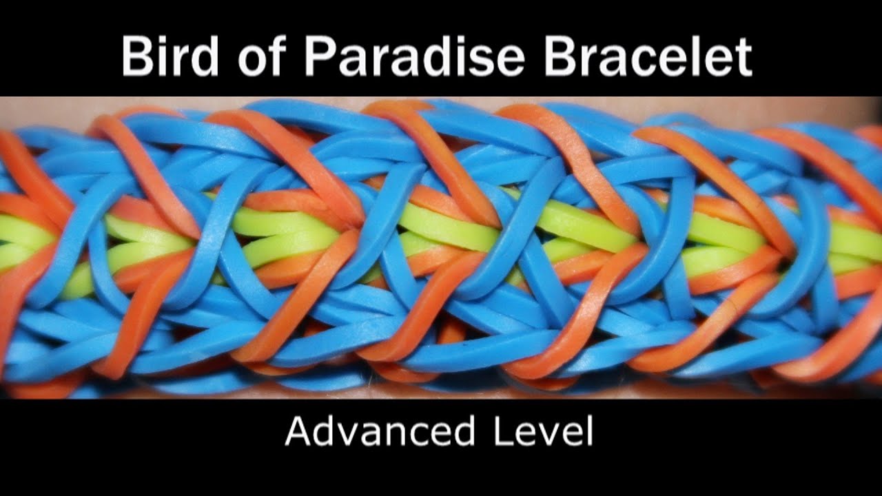Rainbow Loom® Bird of Paradise Bracelet - YouTube