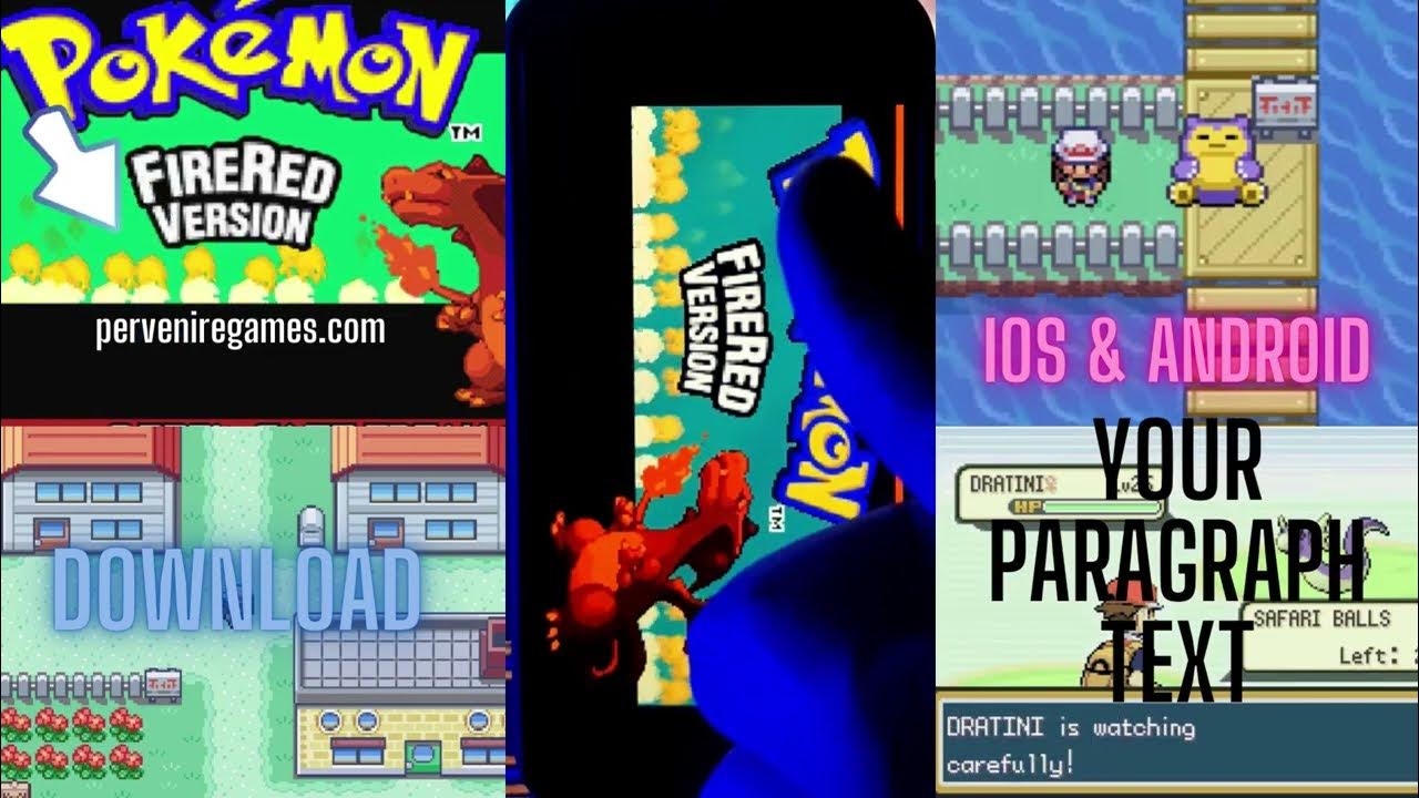 Pokemon FireRed Version Android/iOS - How to get and play - YouTube