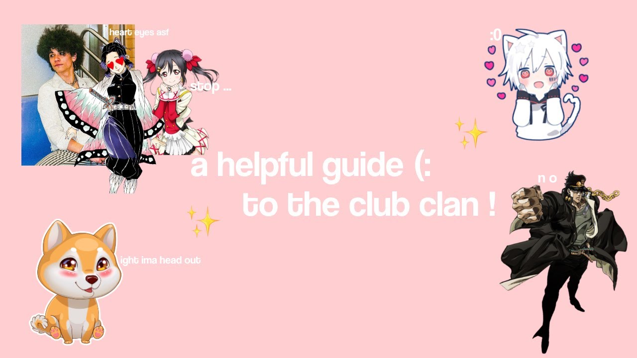 A VERY HELPFUL GUIDE TO THE CLUB CLAN :D - YouTube
