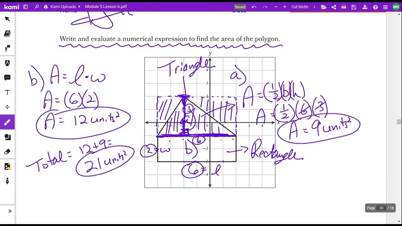 Eureka Squared - Grade 6 - Module 5 - Lesson 6 - YouTube