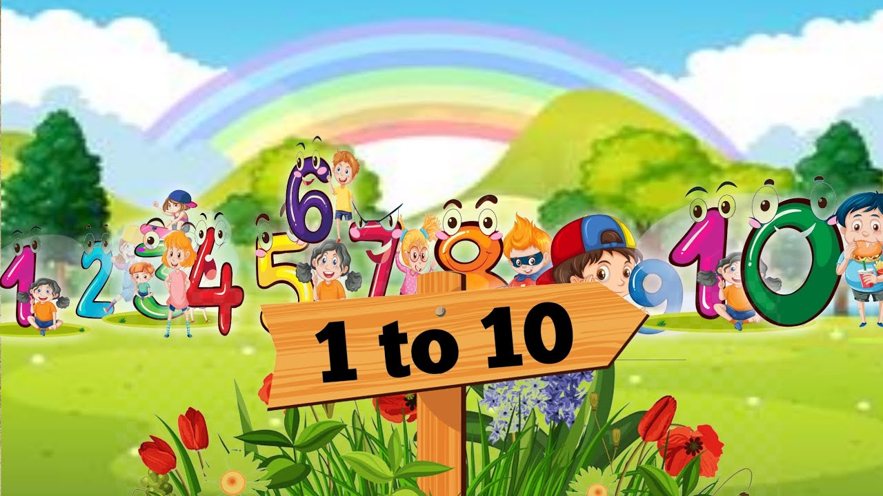 1 to 10 Counting for Kids to Learn and Enjoy the World of Counting ...