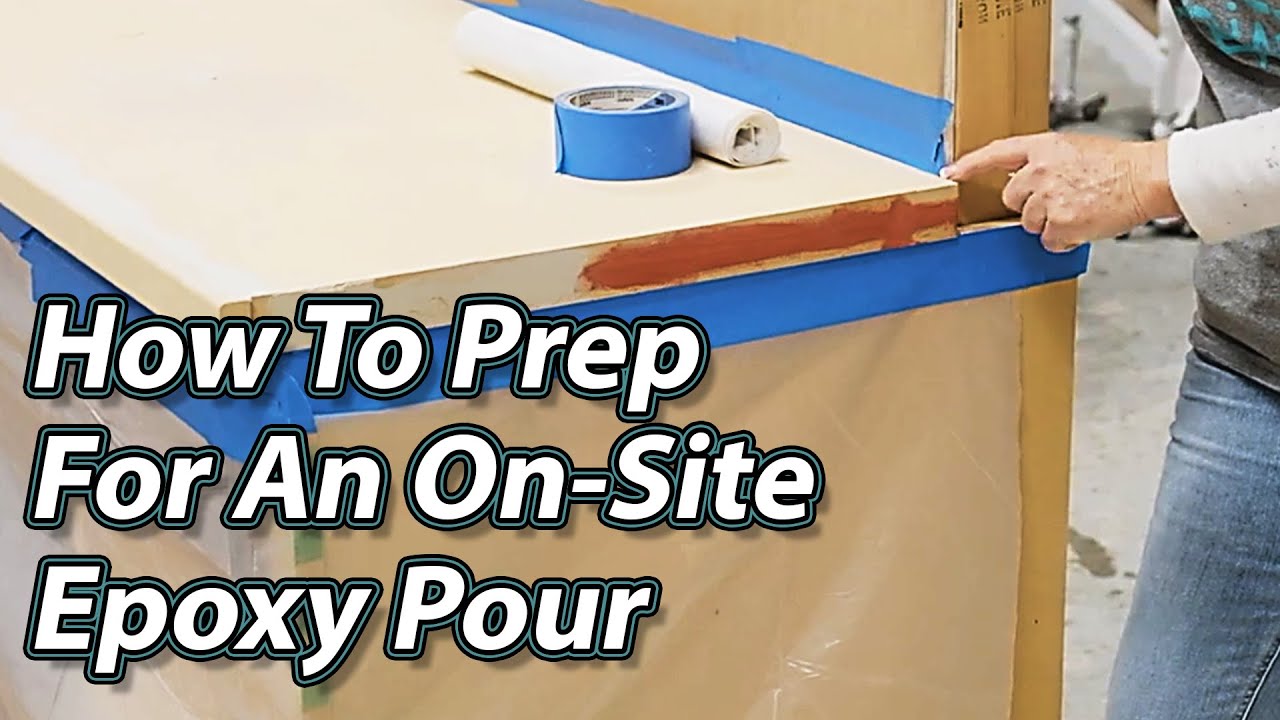 Tips And Tricks To Prep Your Countertop Area For An On-Site Epoxy Pour ...