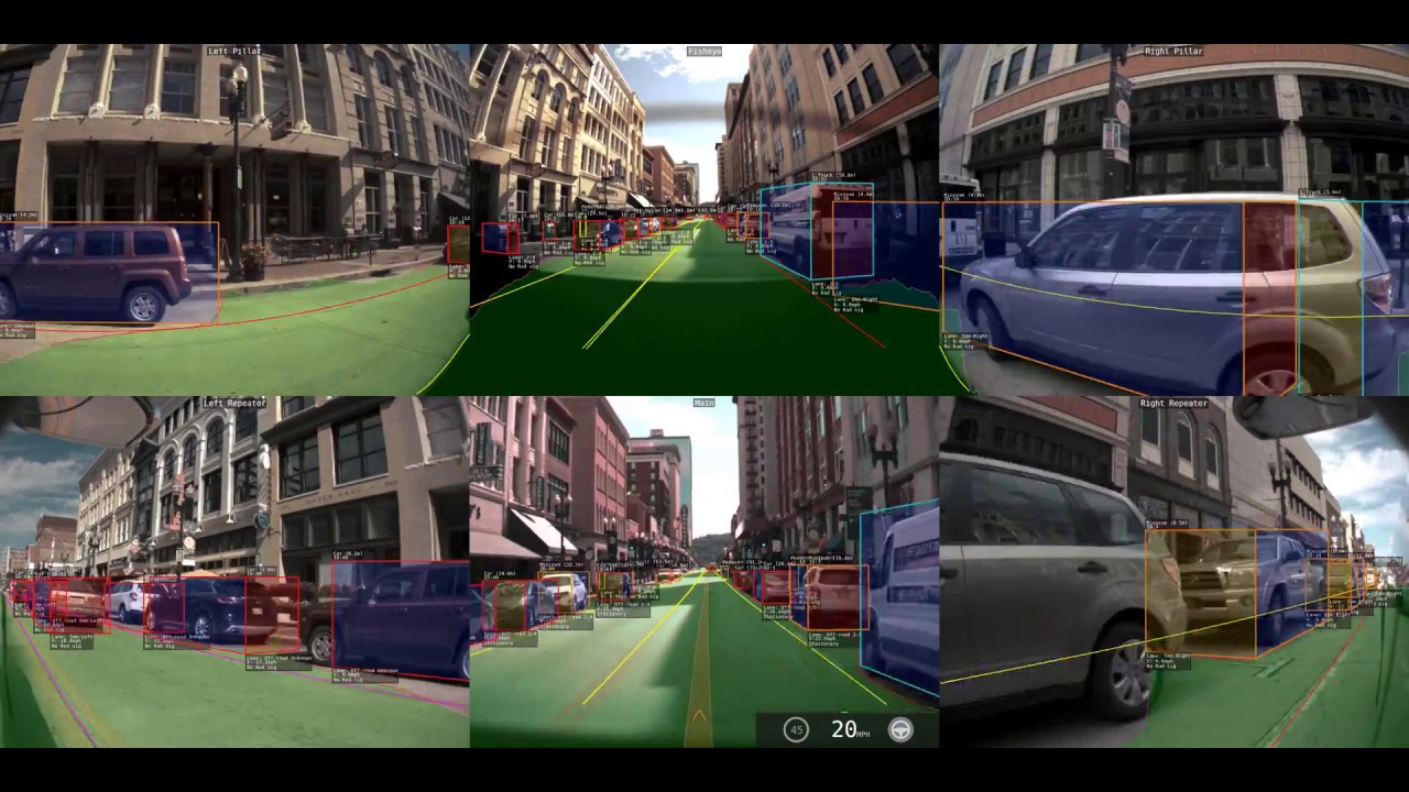 Seeing the world in autopilot v9 - YouTube