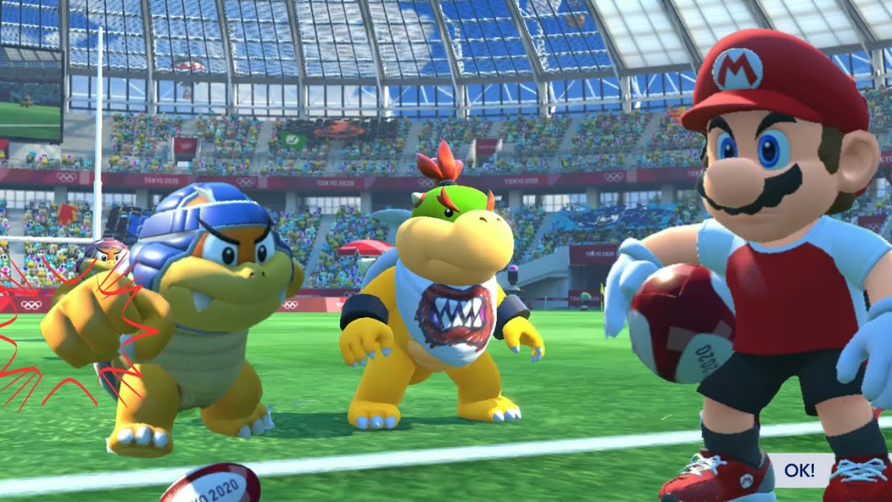 Mario & Sonic At The Olympic Games Tokyo 2020 ( Rugby Sevens ) - YouTube
