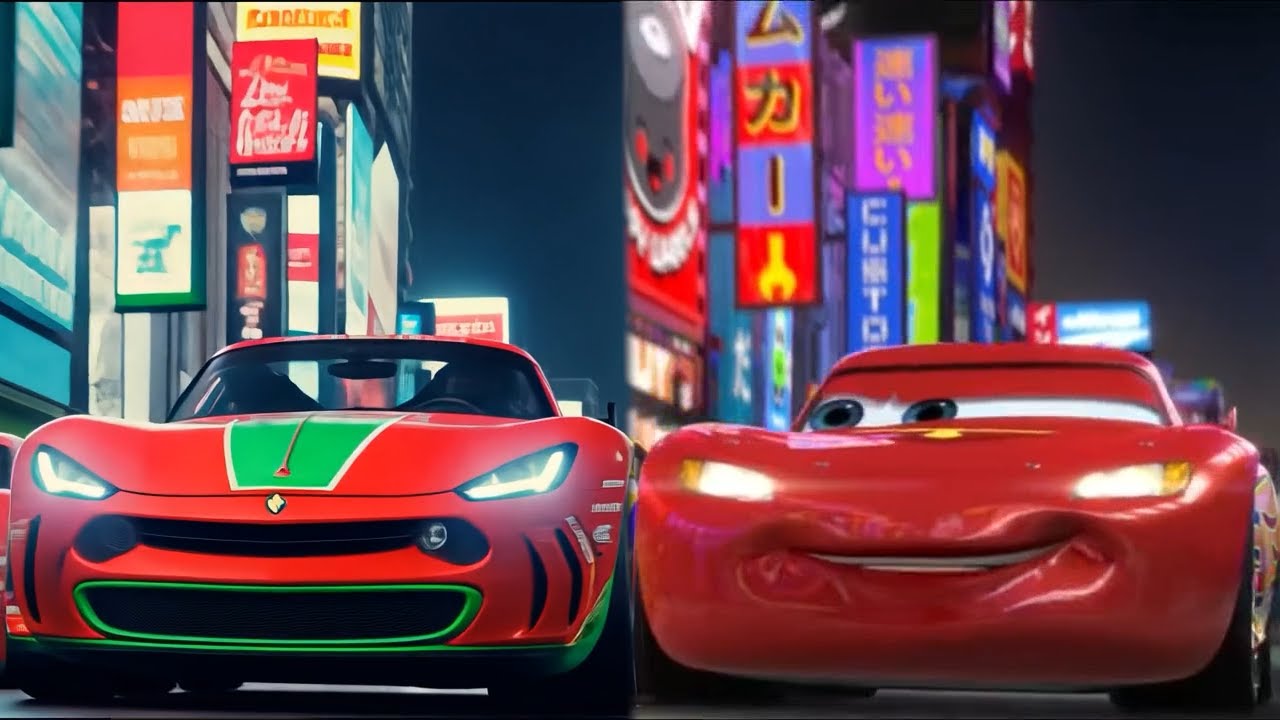 Cars Tokyo Race Remake - YouTube