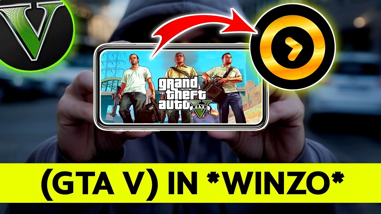 How To Play 𝗚𝗧𝗔 𝗩 𝗢𝗻 𝗪𝗜𝗡𝗭𝗢 App?? 😱 - YouTube