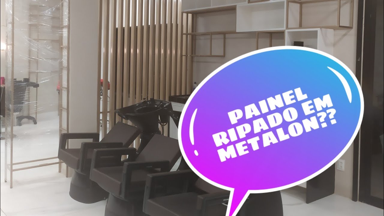 PAINEL RIPADO EM METALON ? FICOU LINDO DEMAIS ESSE PROJETO. - YouTube