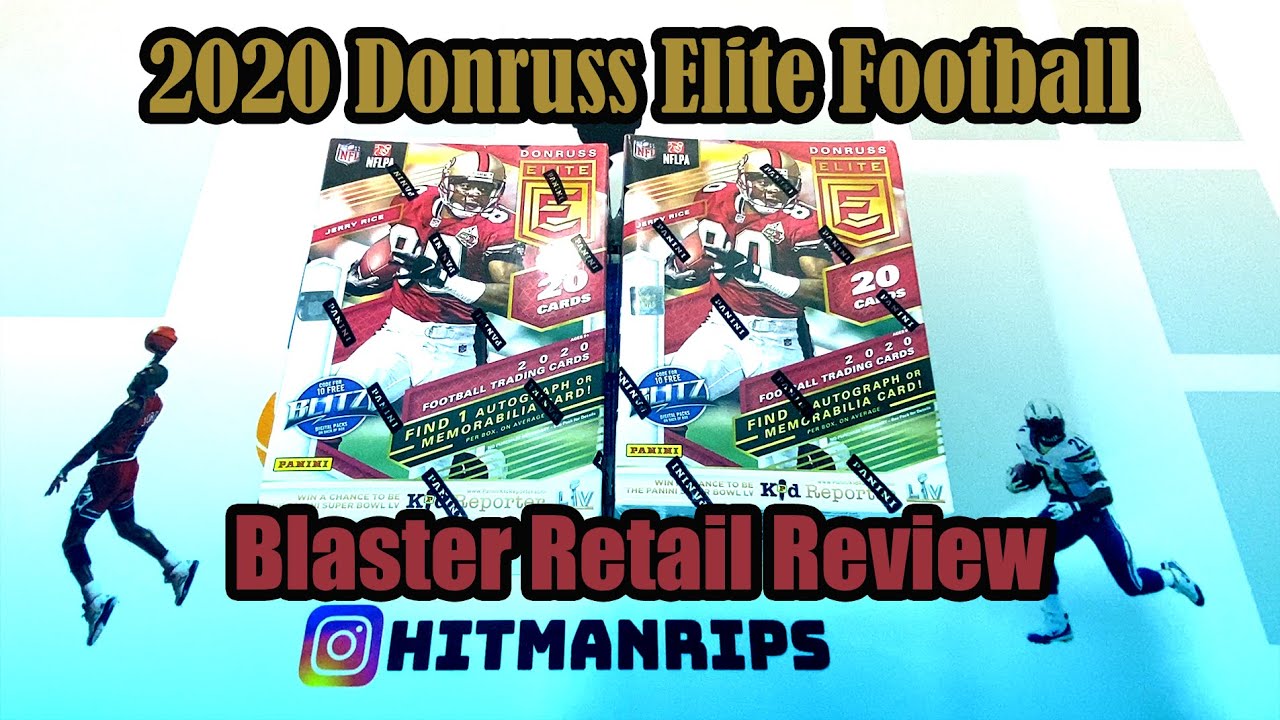 2020 Donruss Elite Football Blaster Box Retail Review! So many GOATs ...