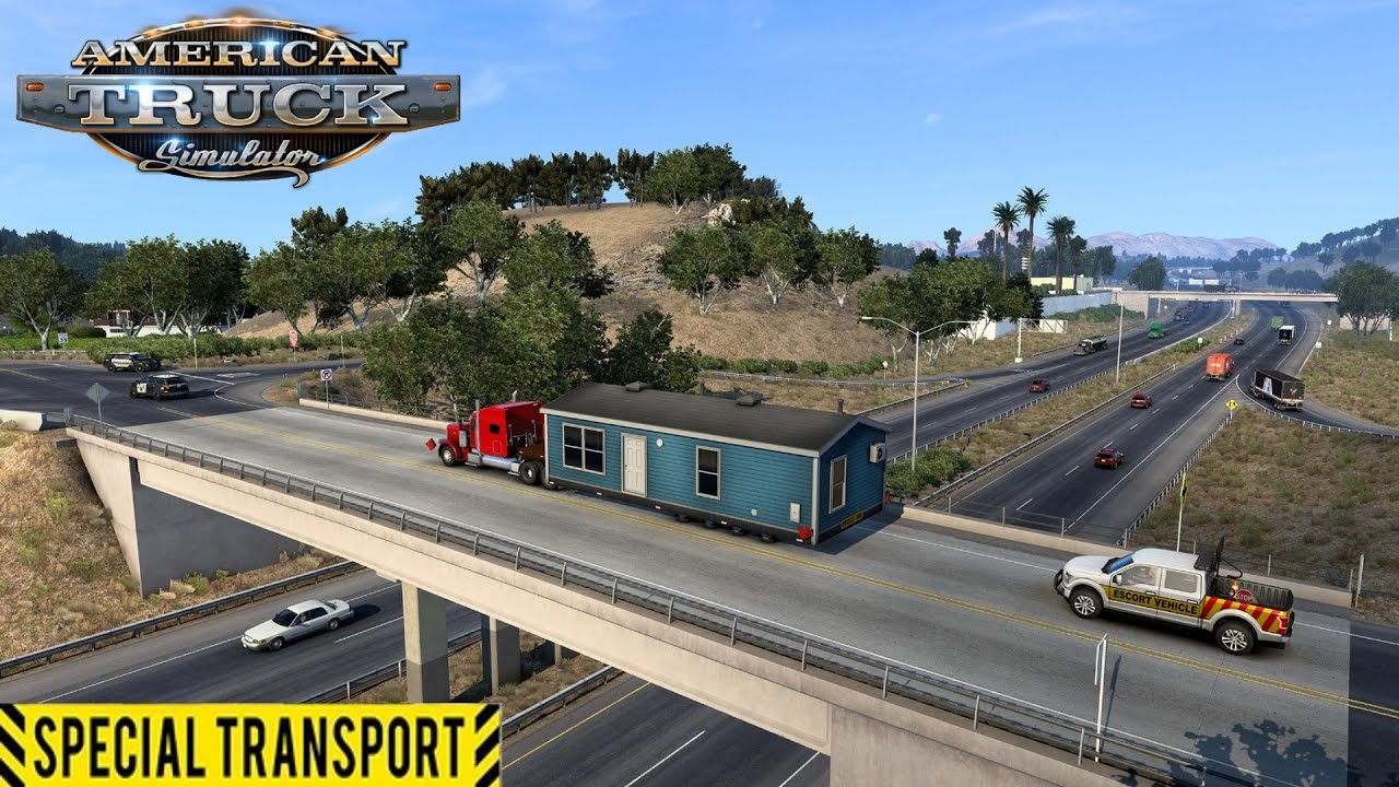 American truck simulator !!! Special Transport Gameplay !!! ats #1 ...