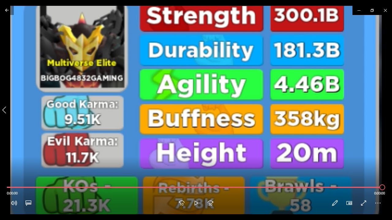 I reached 7,780 rebirth with +300B strength / MUSCLE LEGENDS - YouTube