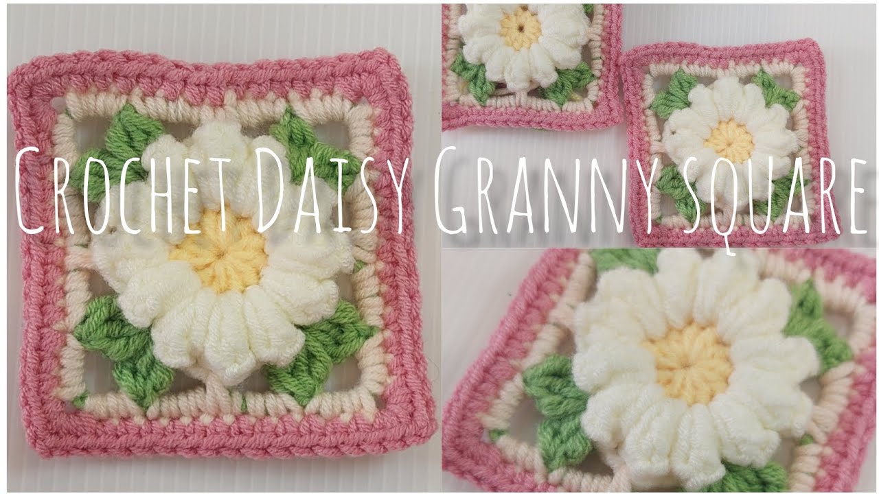 Crochet Daisy Granny square |Handcraft |#handcraft #crochet # ...