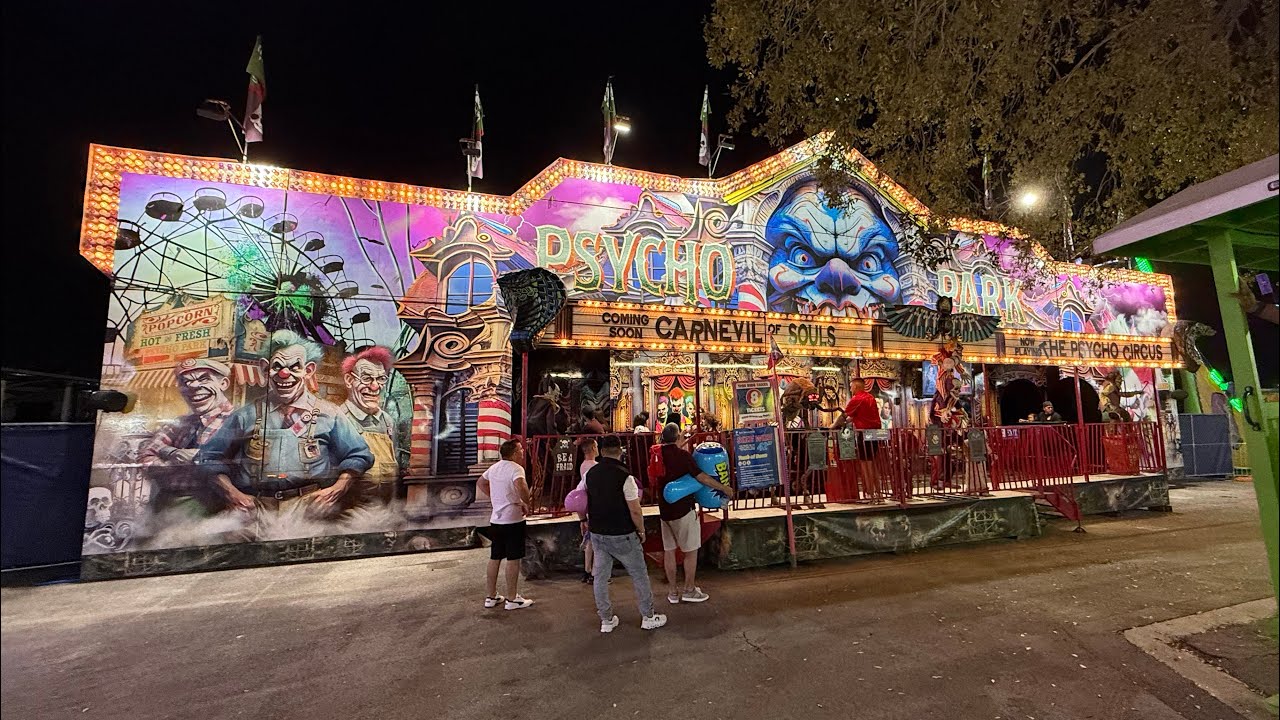 Psycho Park - On-Ride POV 4K 60FPS - Miami Dade County Youth Fair - YouTube
