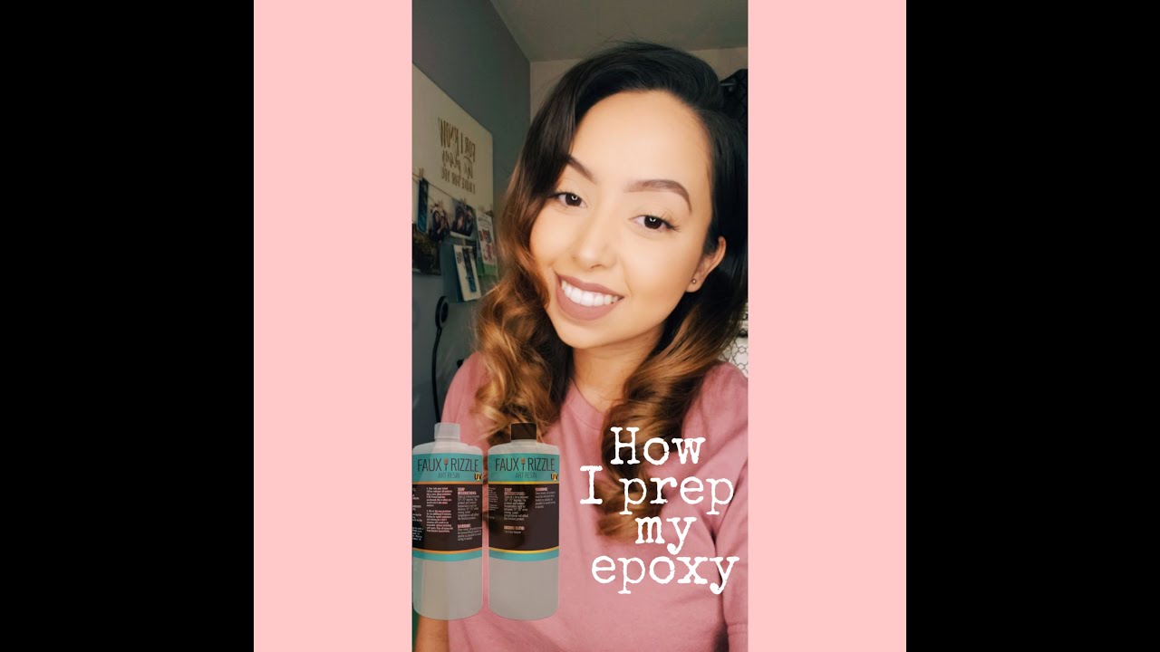 How I prep Epoxy Resin - YouTube