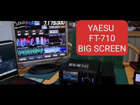YAESU FT-710 Big Screen - YouTube