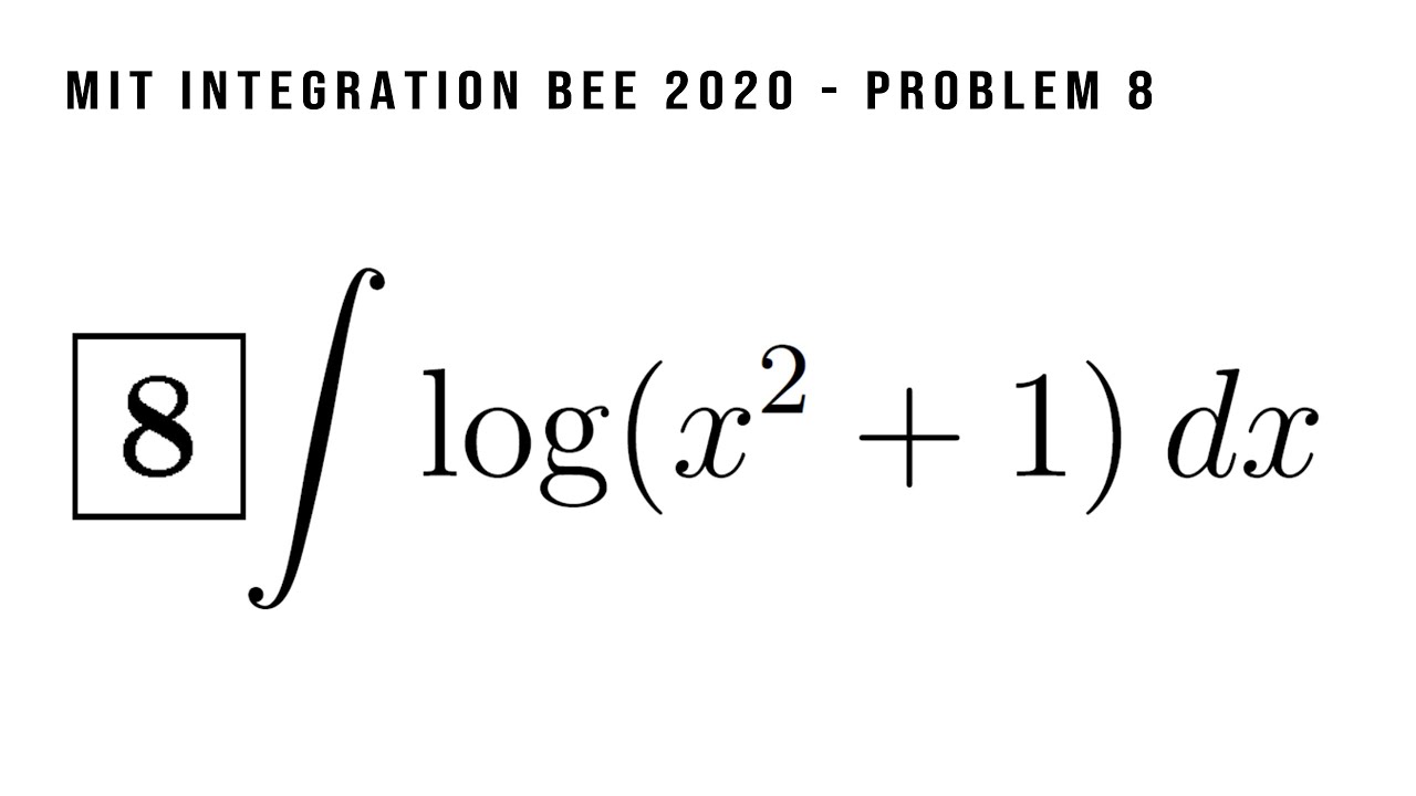 MIT Integration Bee 2020 (8) - YouTube