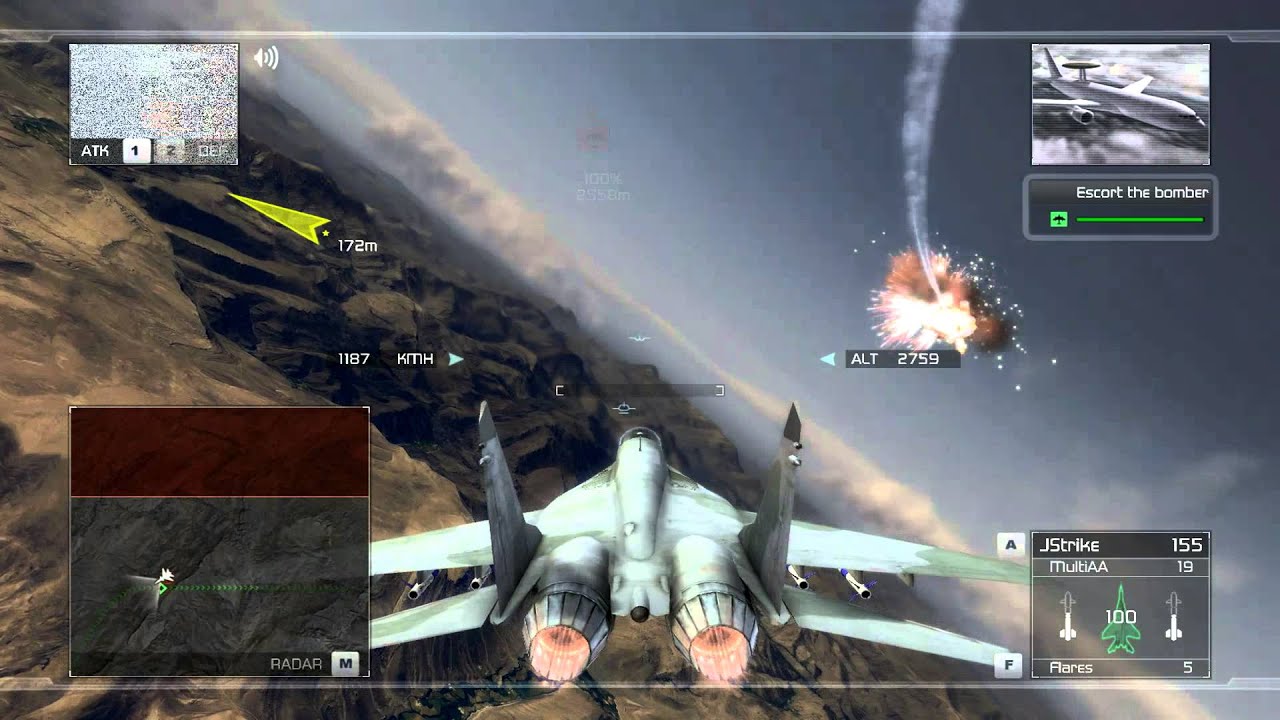 Tom Clancy's H.A.W.X. - Mig-29 Fulcrum - Mission 4 - Operation ...
