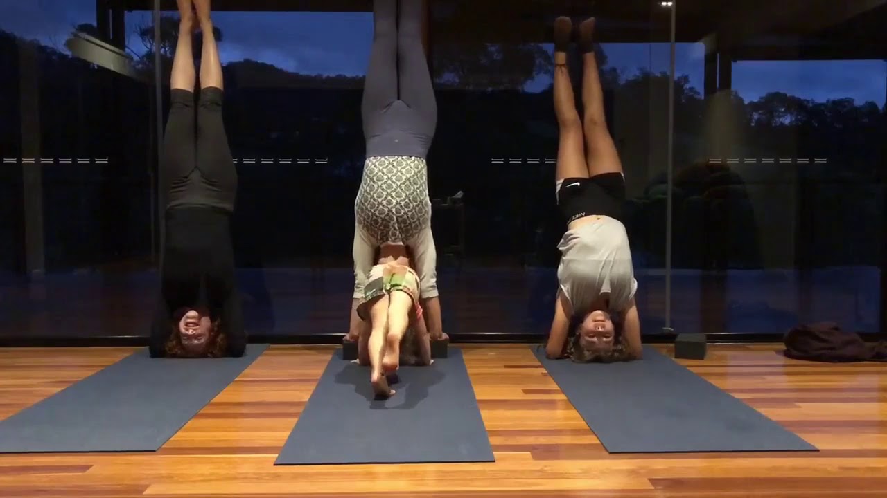 Family Headstands! - YouTube