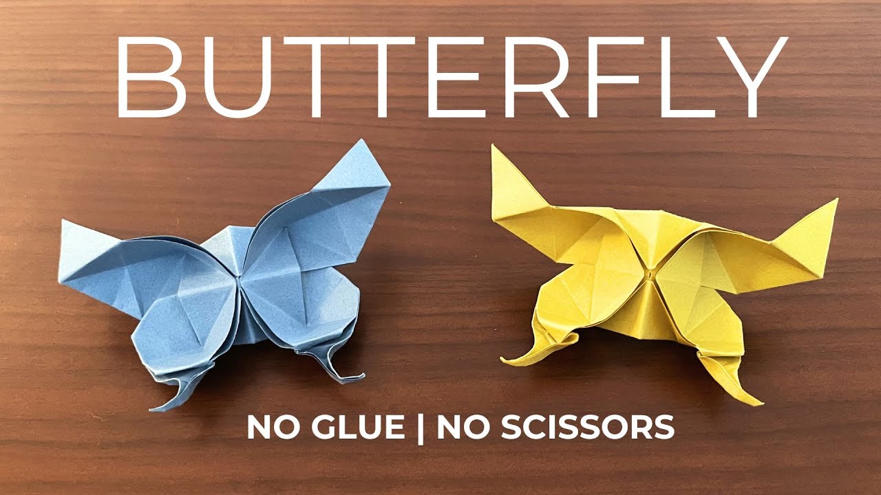 How to fold a gorgeous origami paper butterfly to impress your friends ...