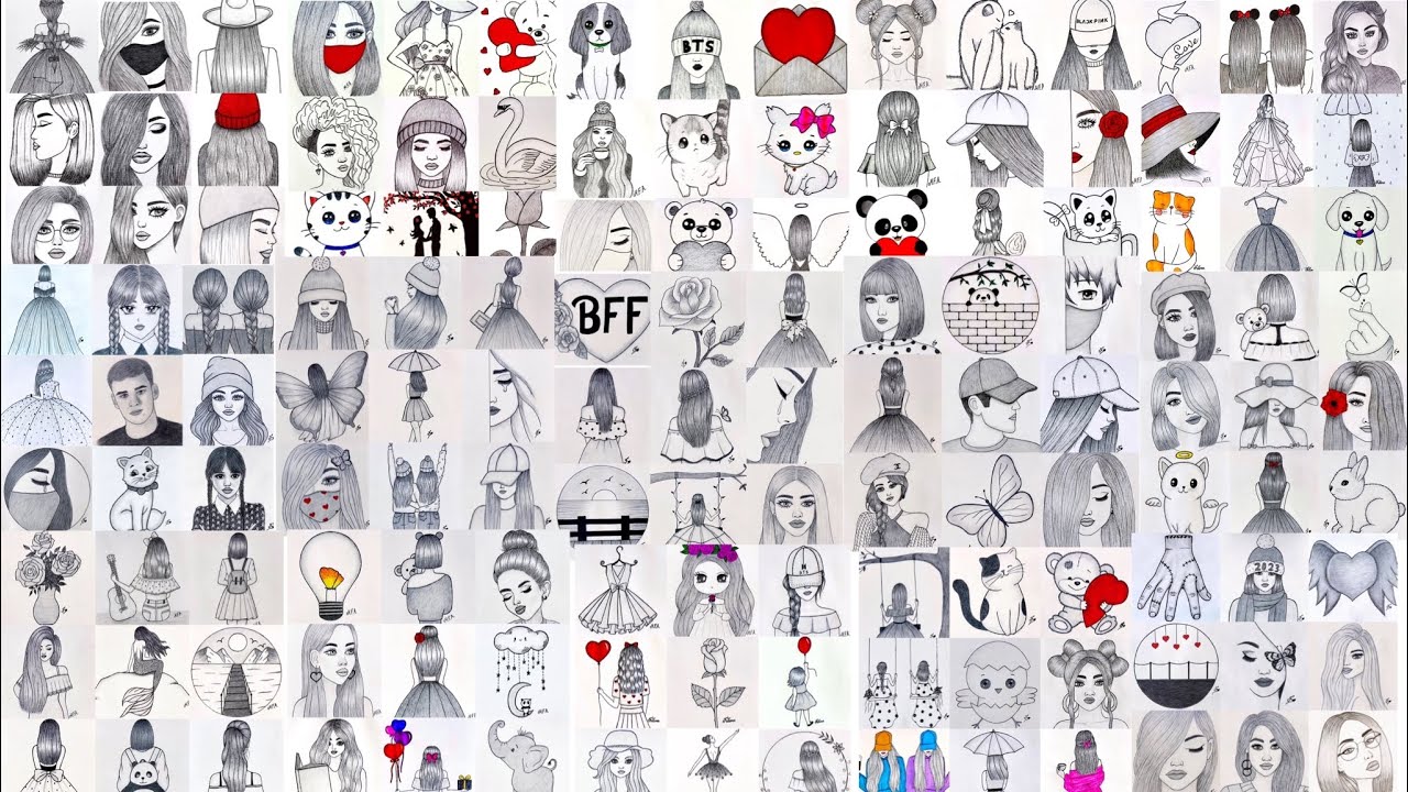 Miss Fatima - Art Pencil Drawing Ideas - YouTube