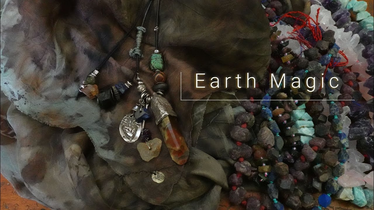 Layering Earth Magic, Crystal Talismans and Botanical Print With Indigo ...
