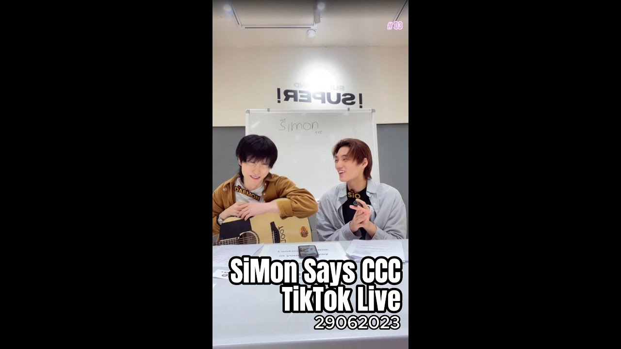 SUPERKIND SiMon Says C.C.C (SiO x Daemon) Ep 3 TikTok Live | 290623 ...