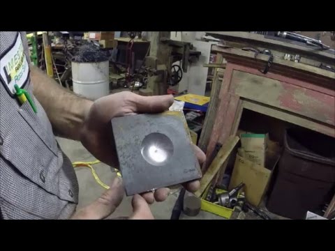 Milling a semi-hemispherical socket - YouTube