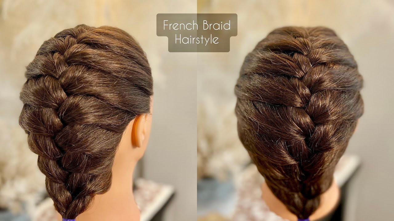 French Braid Hairstyle for Beginners | Step by Step French Braid ...