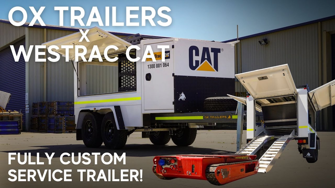 We built a trailer for WesTrac Cat! - YouTube