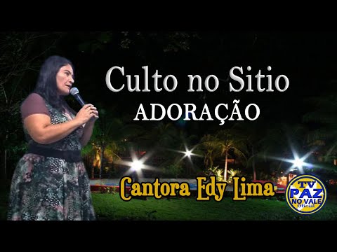 Cantora Edy Lima Louva ao Senhor no Sitio