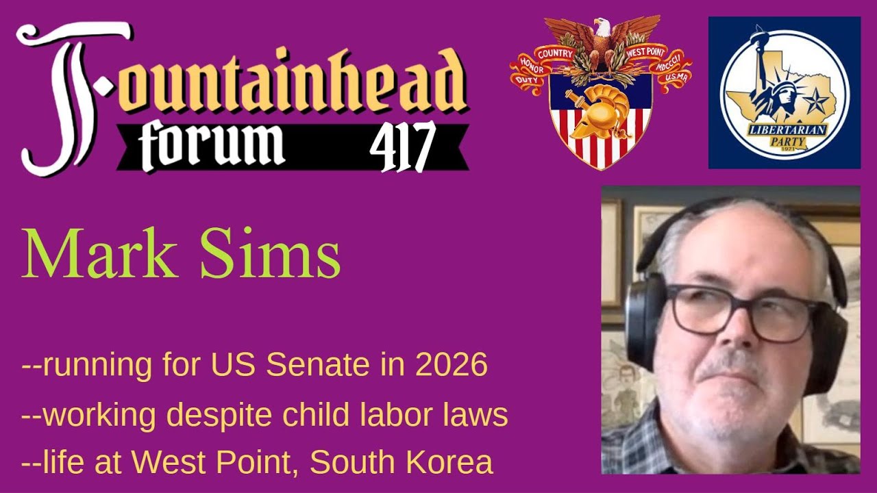 FF-417: Mark Sims on running for US Senate and life at West Point - YouTube