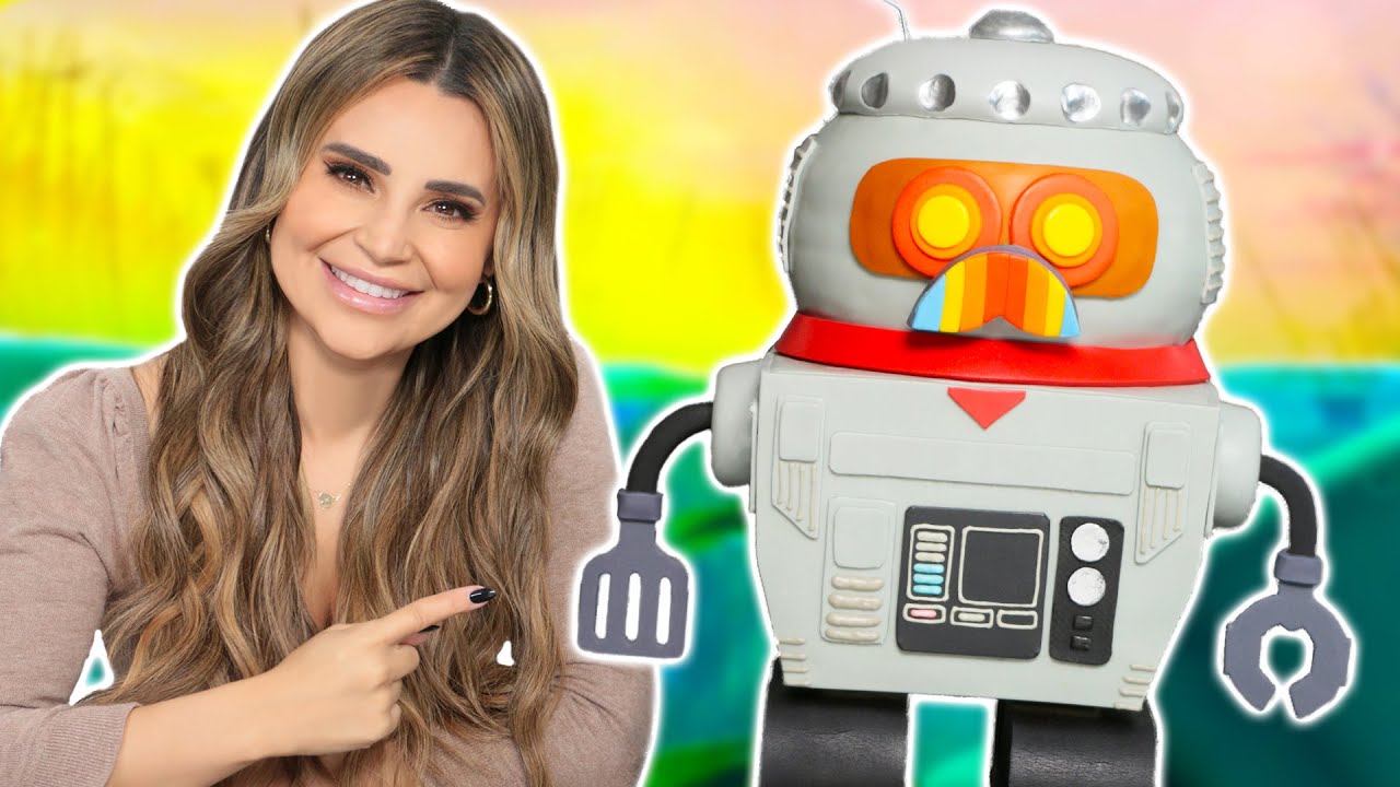 How To Make A ROBOT Cake! (BURG.L from 'Grounded') - Nerdy Nummies ...