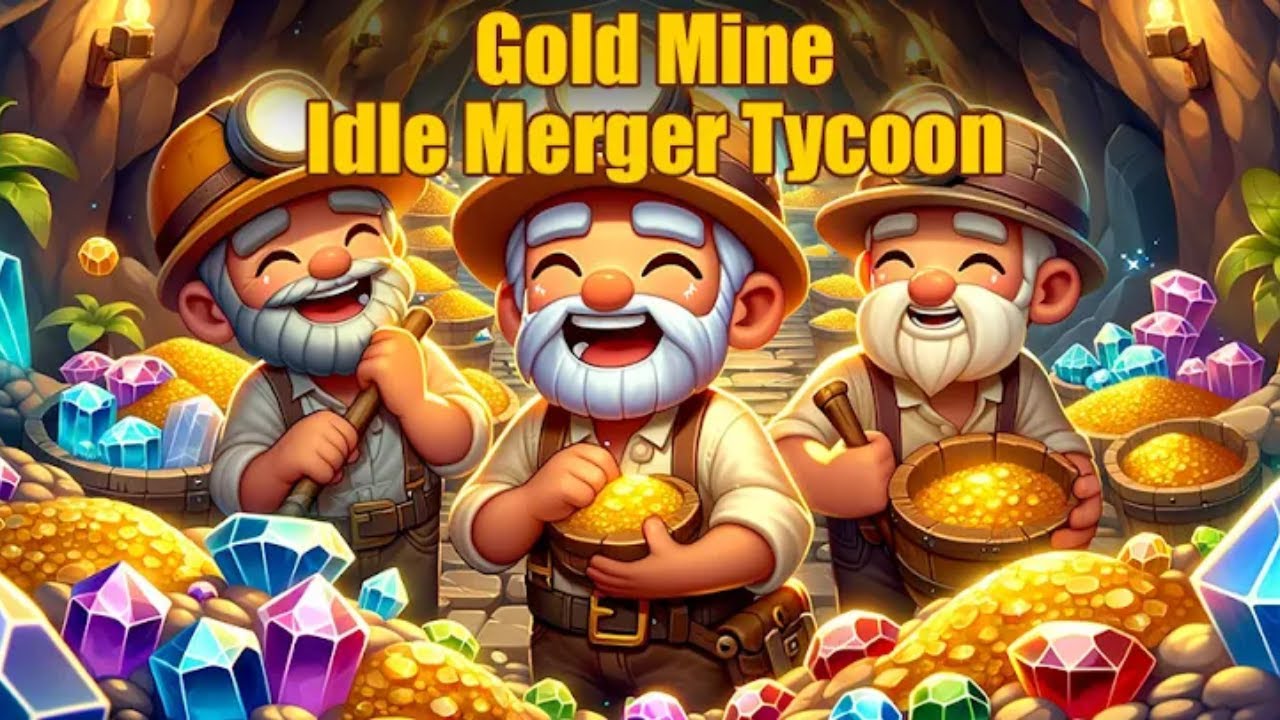 Gold Mine:Idle Merger Tycoon (Gameplay Android) - YouTube