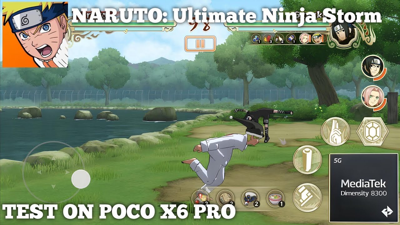 NARUTO: ULTIMATE NINJA STORM MOBILE | TEST ON POCO X6 PRO | HIGHEST ...