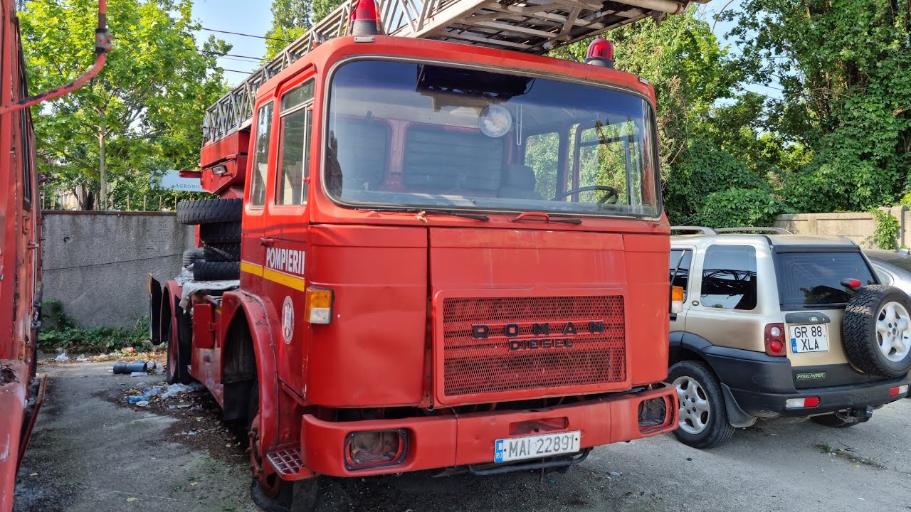 Autoscară De Pompieri Roman Diesel Inactiva - YouTube