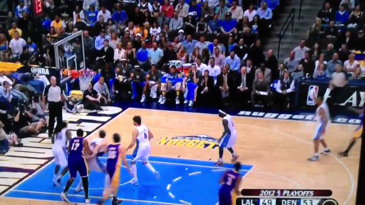 Another kobe patented playoff Airball - YouTube