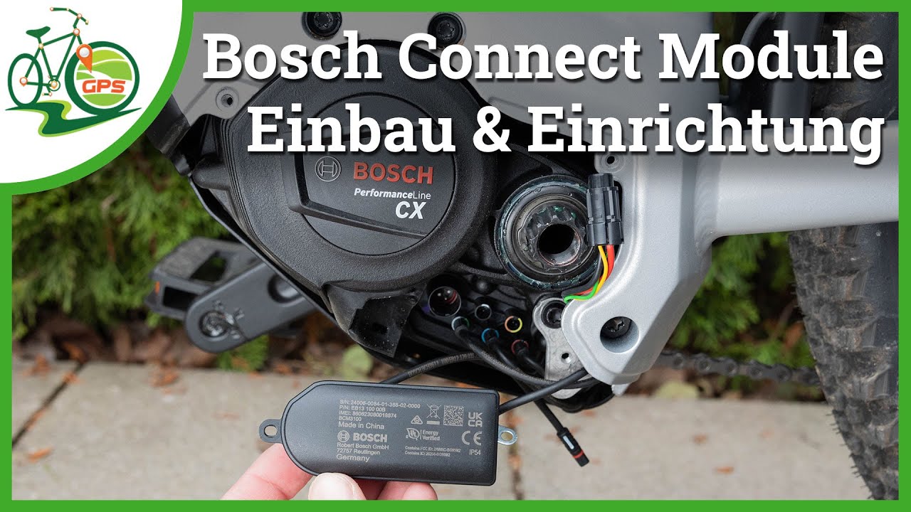 Bosch Connect Module 🚴 eBike GPS-Tracker & Alarm 🚨 Einbau & Einrichtung ...