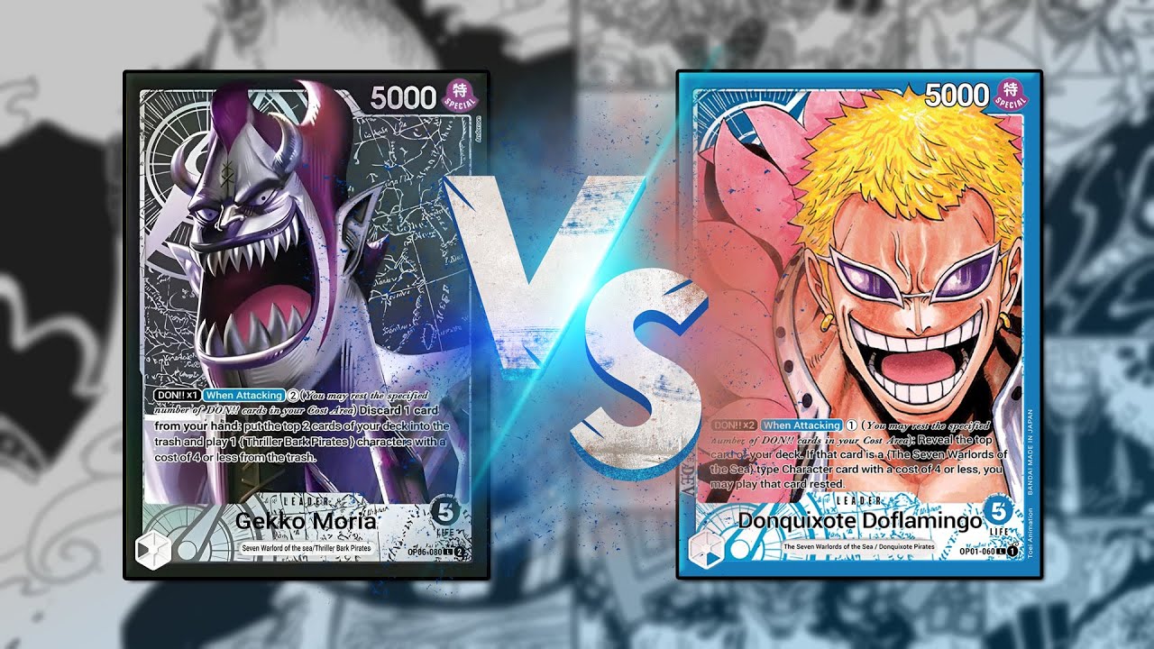 Gecko Moria VS OP01 Doffy || Both Leaders Flood the Field - YouTube