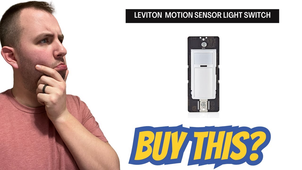 Leviton Motion Sensor Lightswitch demo & review! Leviton DOS02-LW Motion Sensor Light Switch ...