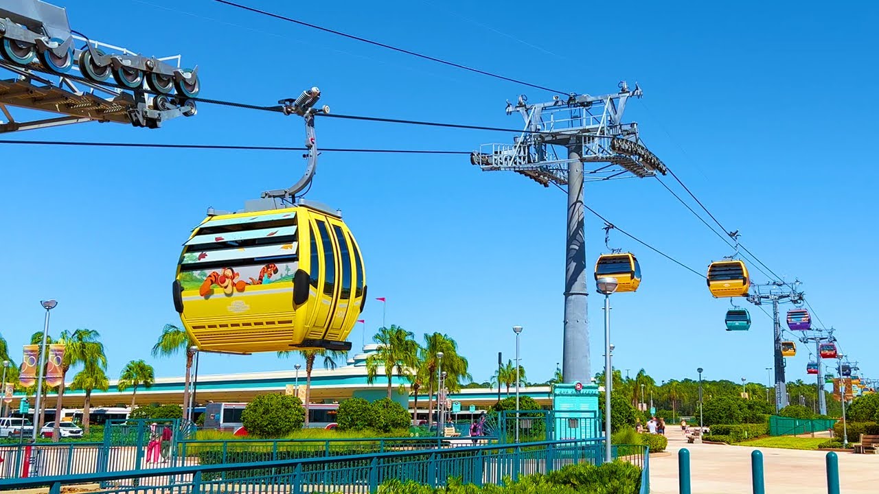 Disney Skyliner Ride From Disney's Hollywood Studios to EPCOT 2022 ...