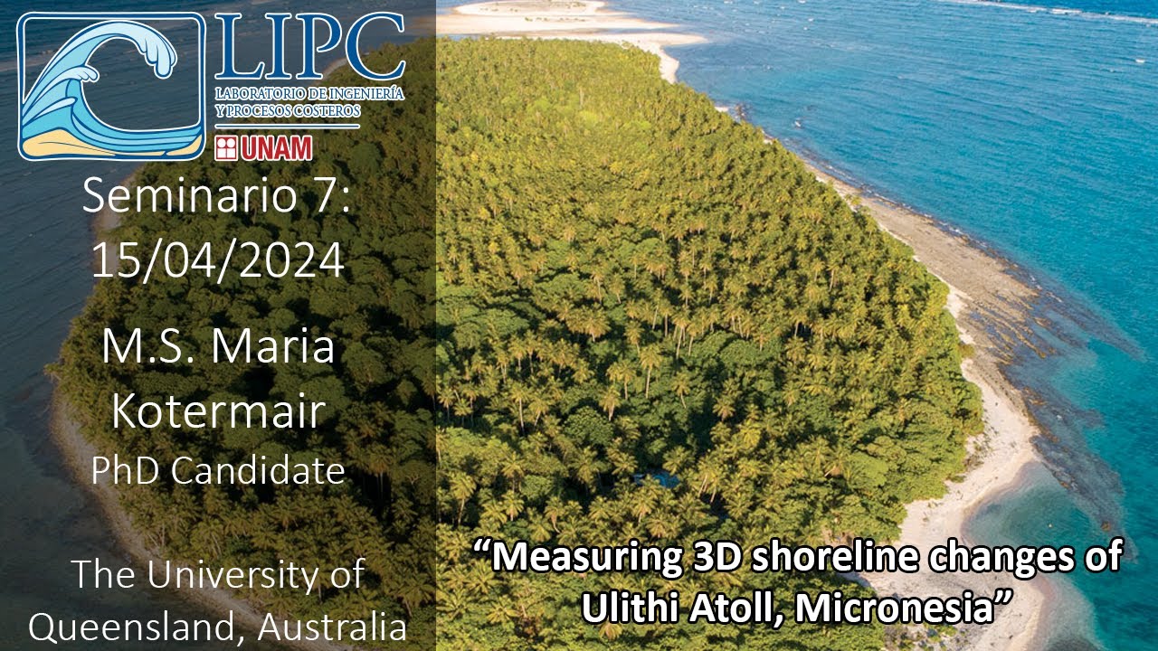 Measuring 3D shoreline changes of Ulithi Atoll, Micronesia - YouTube
