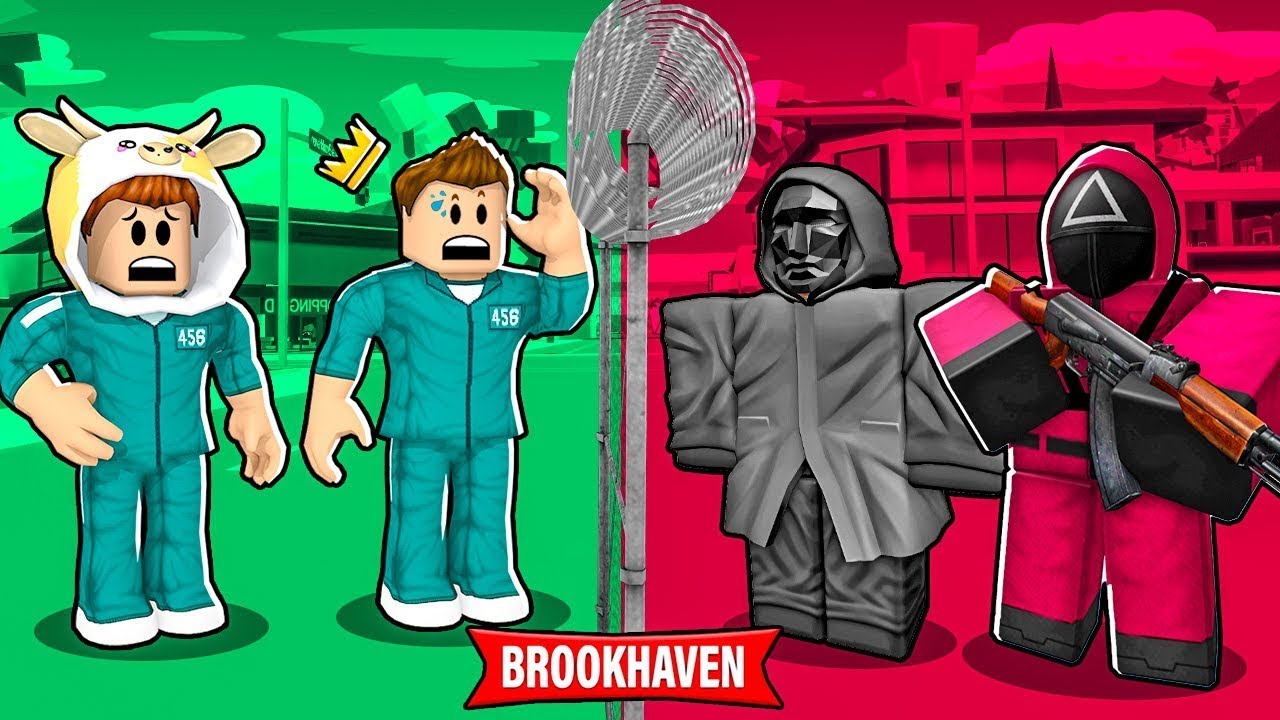 THE BORDER SPLITS SQUID GAME in BROOKHAVEN! - ROBLOX - YouTube