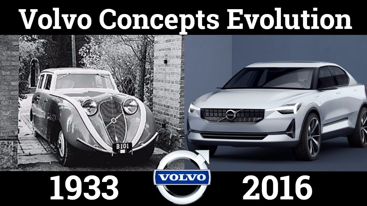 Volvo Concepts Evolution (1933 - 2016) - YouTube