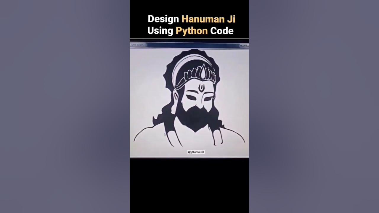 Making Hanuman Ji Using Python Youtube