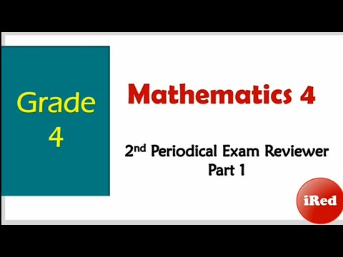 Grade 4 Math Second Periodical Exam Reviewer - YouTube