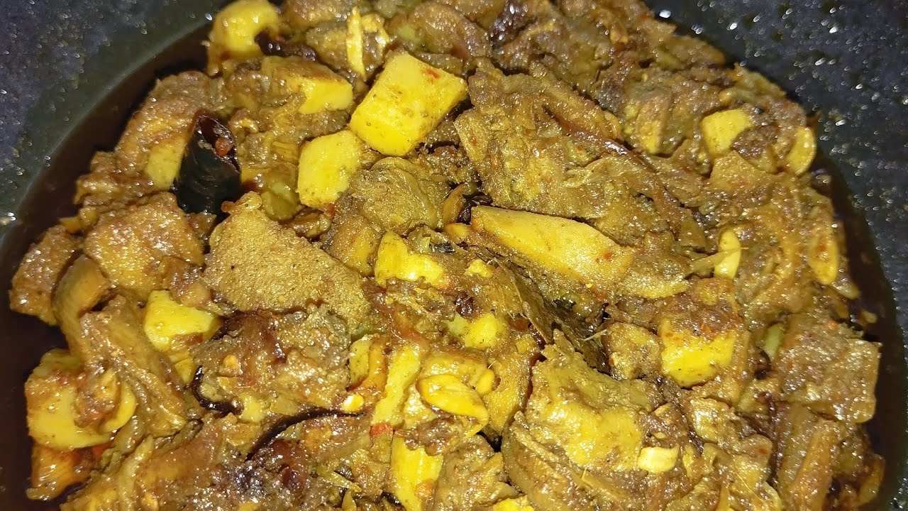 গরুর ভুঁড়ি/বট ভাজা রেসিপি। beef vuri/bot fry recipe.# bot bhuna recipe ...