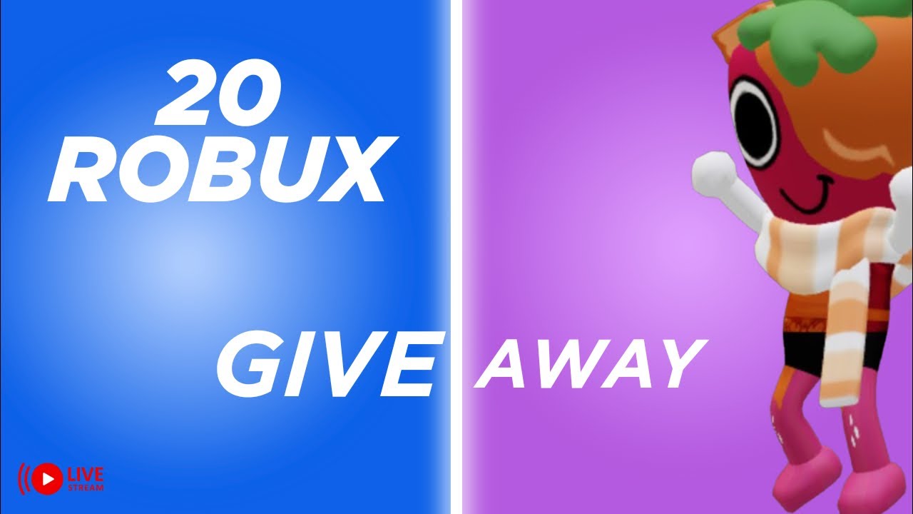 🔴20 ROBUX GIVEAWAY + EXTRAS🔴 - YouTube