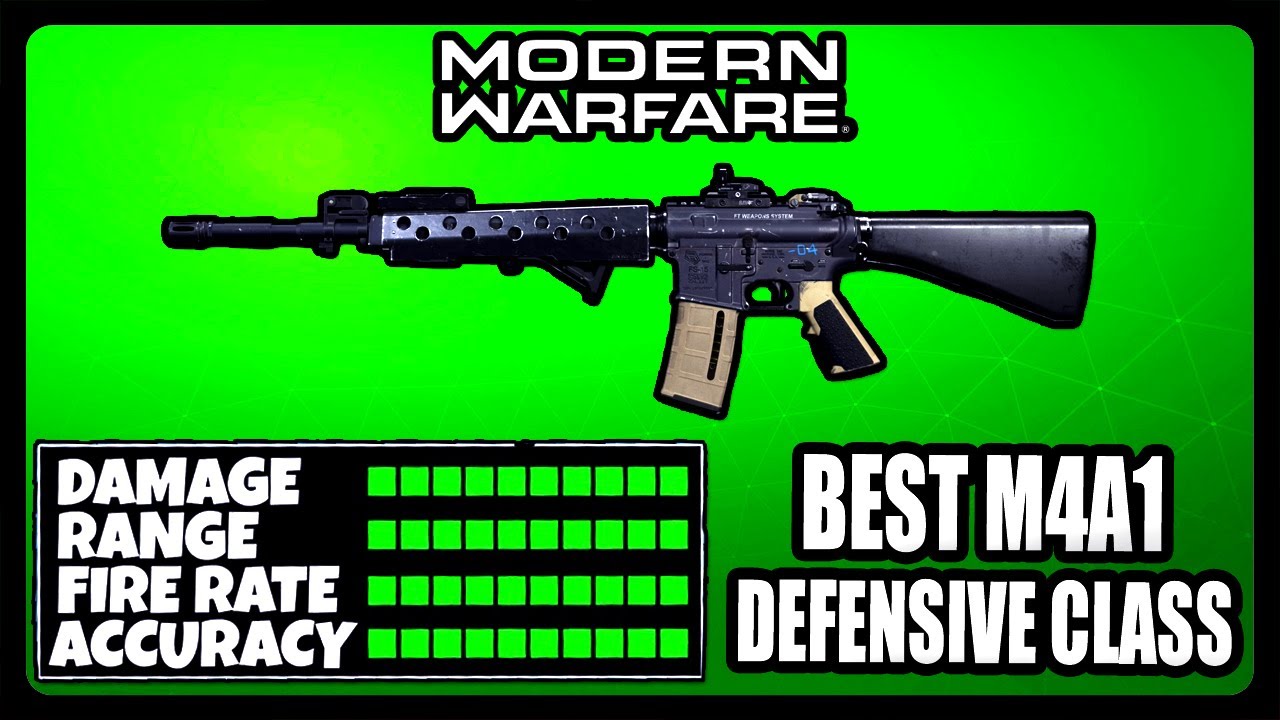 New Overpowered M4a1 Defensive Class Setup In Modern Warfare Best M4a1