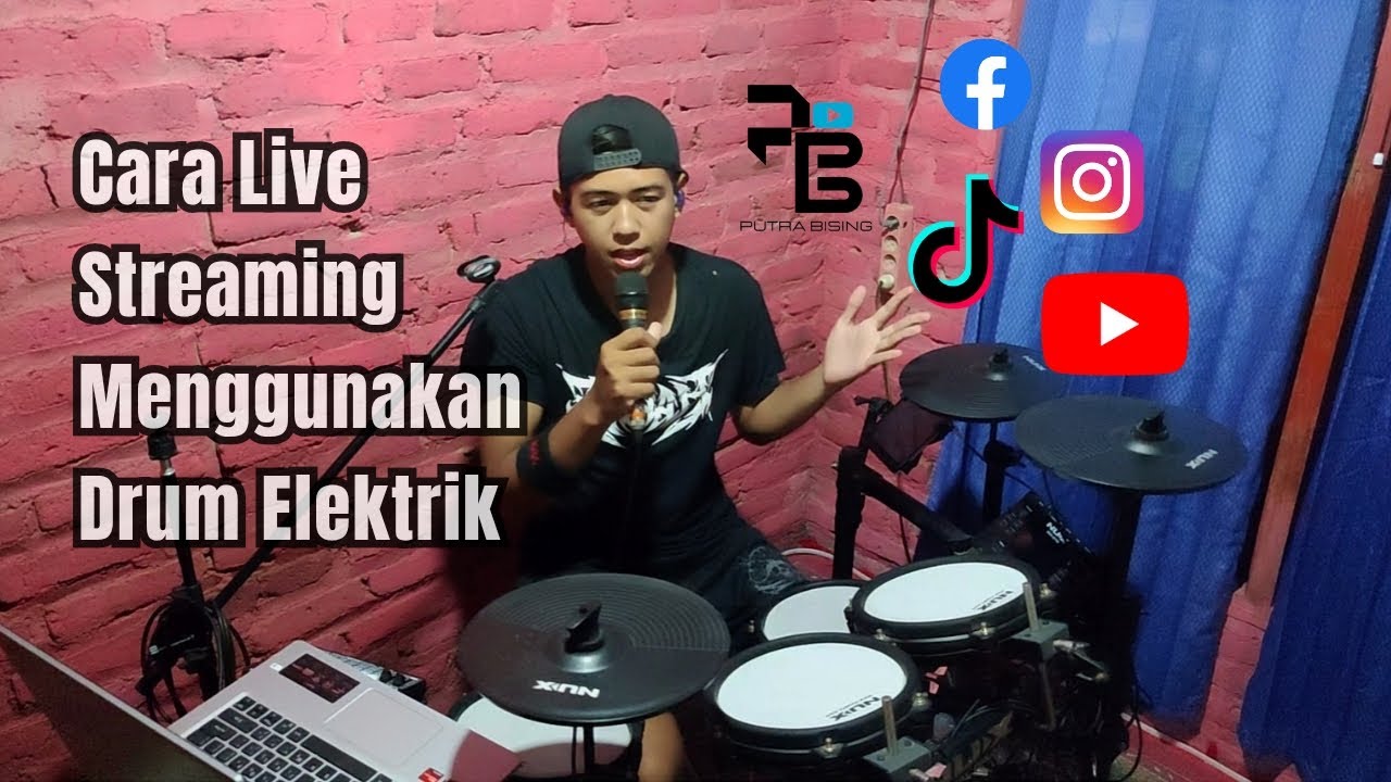 Tutorial Cara Live Streaming Menggunakan Drum Elektrik. - YouTube